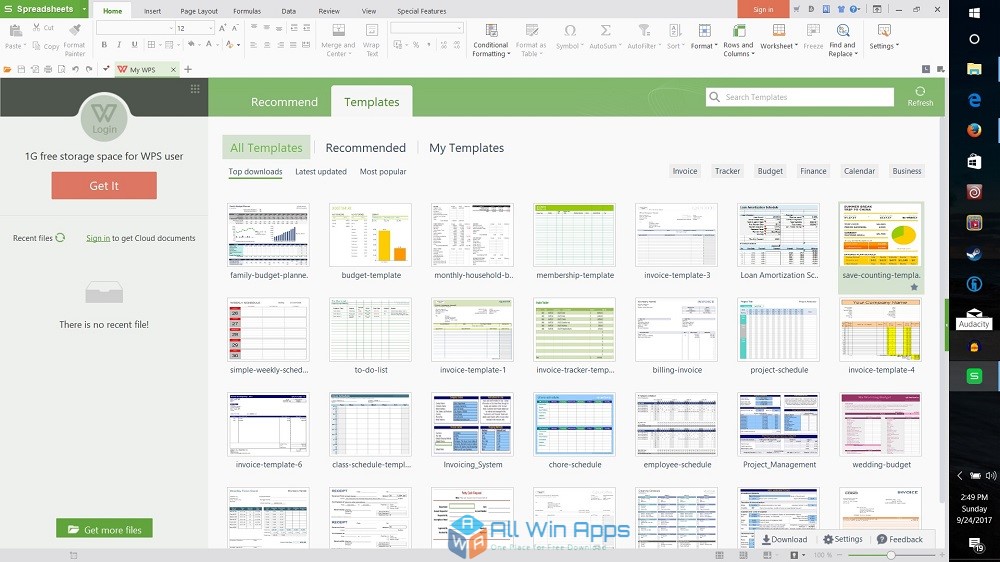WPS Office 2016 Premium Free Download All Win Apps